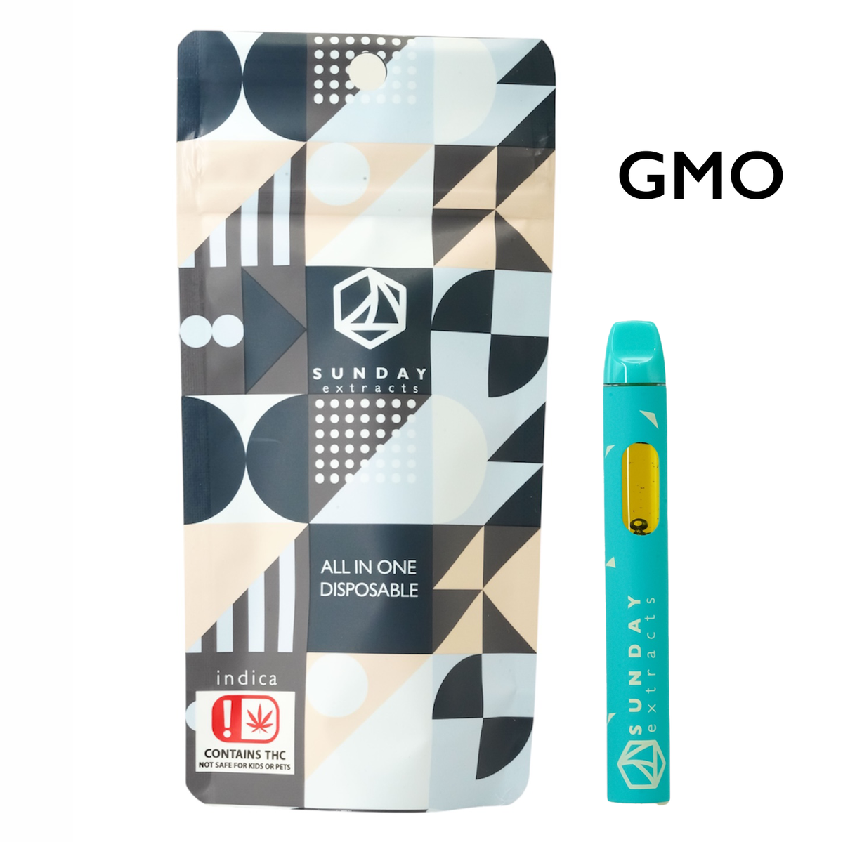 GMO 2g All In One-Live Resin – Sunday Extracts